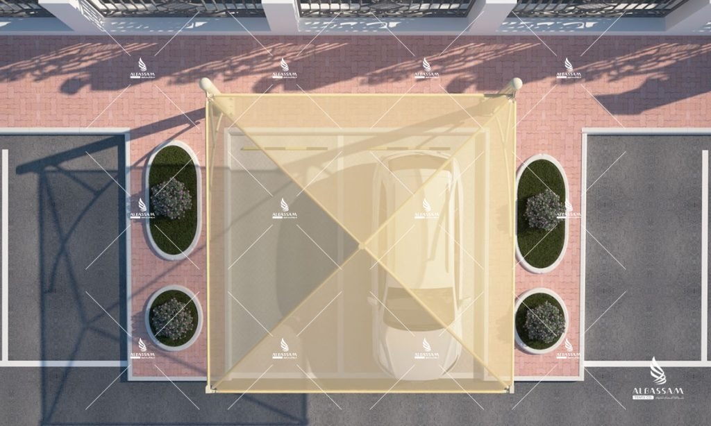 HIERARCHICAL SHADE TUBE HALF COLUMN - ALBASSAM Tents & Structural ...